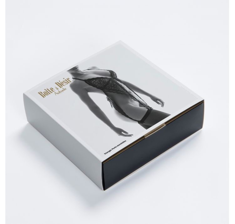 - AUBADE PARIS BOITE A DESIR TRIANGLE BRA WITH SUSPENDERS | Boutique ...